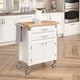 Homestyles Dolly Madison Kitchen Cart with Wood Top - Bed Bath & Beyond ...
