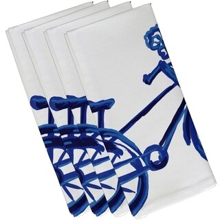 Large Novelty Bicycle Print 19-inch Table Top Napkin - Bed Bath ...