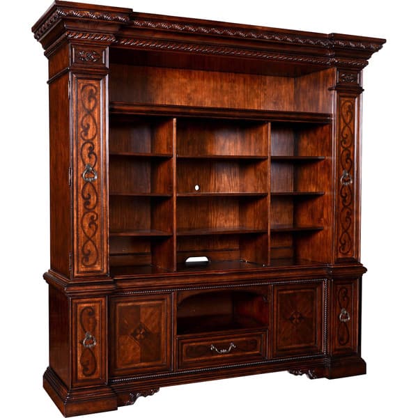 A.R.T. Furniture Valencia White Oak and Walnut Entertainment Center ...