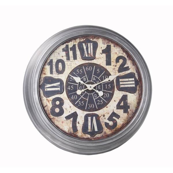 Privilege Metal Clock - Bed Bath & Beyond - 10214147