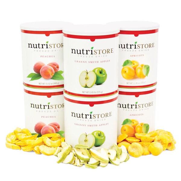 Nutristore Orchard Freeze Dried Fruit Variety Pack Free Shipping