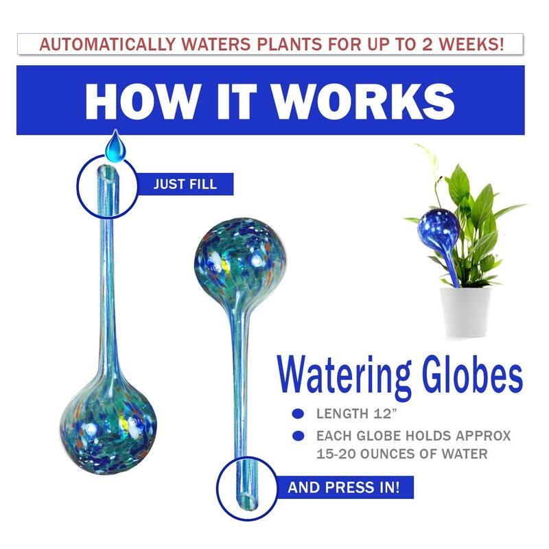 As Seen on TV Mini Watering Globes 16-piece Deluxe Set - Overstock ...