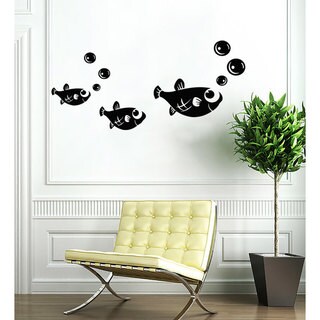 Fish Tank Vinyl Sticker Wall Art - Bed Bath & Beyond - 10230415