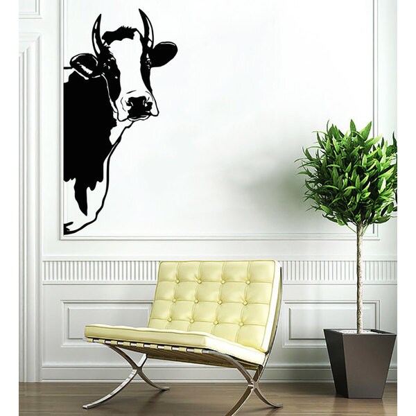 Shop Cow Vinyl Sticker Wall Art - Free Shipping On Orders Over $45 ...