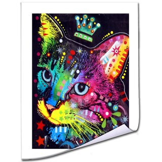 Dean Russo 'Thinking Cat Crowned' Rolled Paper Art - Bed Bath & Beyond ...