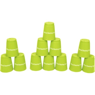 Shop Quick Stack Cups Green Speed Training Sports Stacking Cups (Set of ...