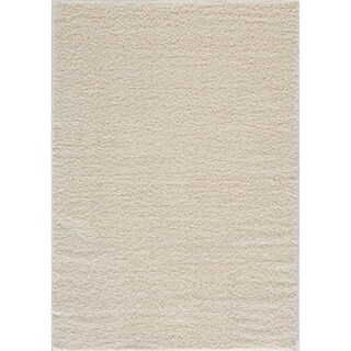 Orlando Beige Shag Area Rug (8' x 11') - Bed Bath & Beyond - 10235056