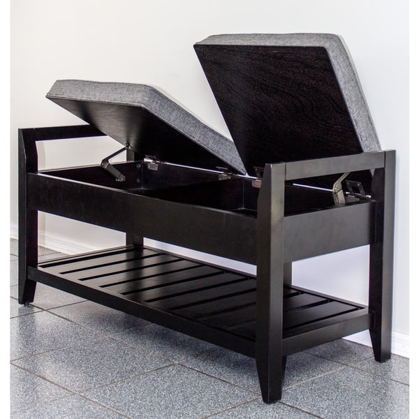 Mahogany Entryway Storage Bench - Bed Bath & Beyond - 10237017