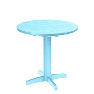 Generations Round Blue Pub Height Pedestal Table - Bed Bath & Beyond ...