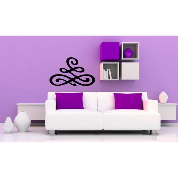Infinity Swirls Logo Vinyl Sticker Wall Art - Bed Bath & Beyond - 10282711