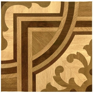 Merola Tile 17x17-inch Piedmont Brown Glossy Ceramic Floor and Wall ...