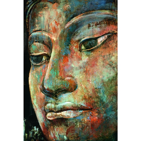 Portfolio Canvas Decor Jill Barton 'Face of Compassion' Framed Canvas ...