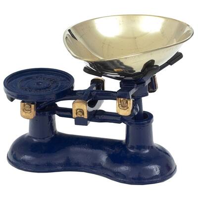 Miu Victor Blue Cast Iron Kitchen Scale - Overstock - 10303471