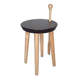 Shogun Round Shoe Stool with Shoe Horn - Bed Bath & Beyond - 10309977