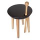 Shogun Round Shoe Stool with Shoe Horn - Overstock - 10309977