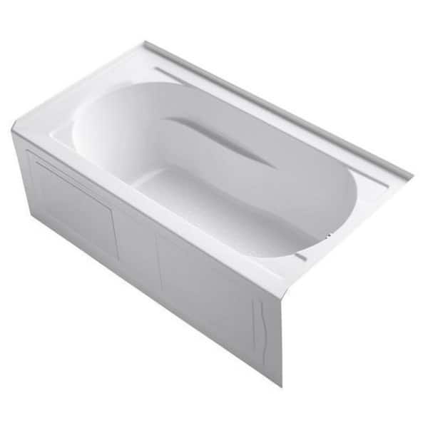 Kohler Devonshire 5 Foot Integral Apron Tile Flange Bathtub - Bed Bath ...