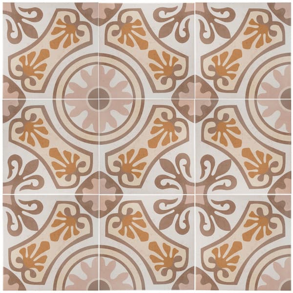 Merola Tile 13x13-inch Olivia Beige Ceramic Floor and Wall Tile (Case ...