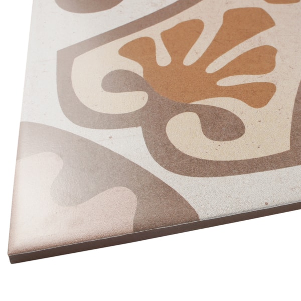 Merola Tile 13x13-inch Olivia Beige Ceramic Floor and Wall Tile (Case ...