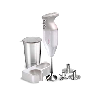 Bamix Mono M133 White Immersion Blender - Overstock - 10337847