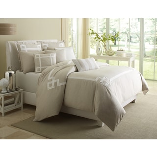 Avenue A 10-piece Geometric Greek Key Designer Comforter Set - Bed Bath ...