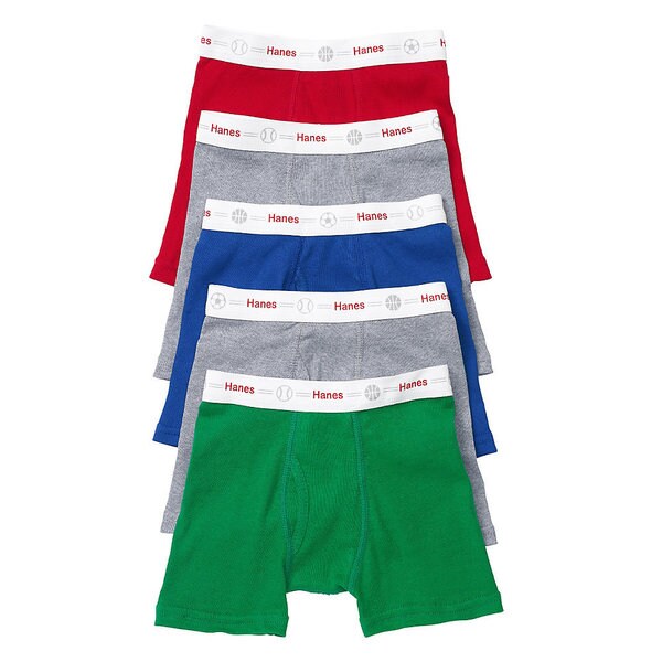 Shop Hanes Toddler Boy's 5-pack Boxer Briefs with Comfort Flex ...