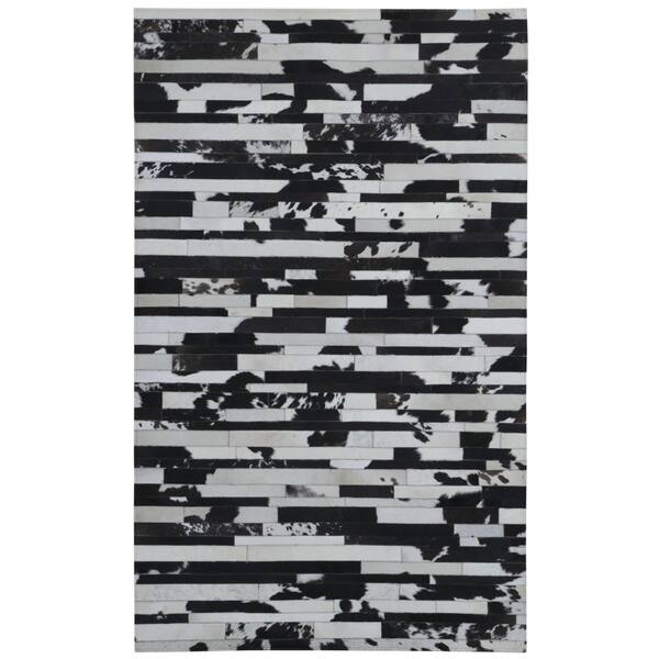 White Leather Hair-On Hide Matador Rug - Bed Bath & Beyond - 10341135