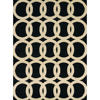 Effects Naomi Black Multi-Texture Accent Rug (2'7 x 4'2) - 2'7 x 4 ...