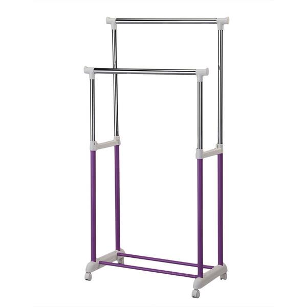 Lera Purple Garment Rack - Bed Bath & Beyond - 10360205