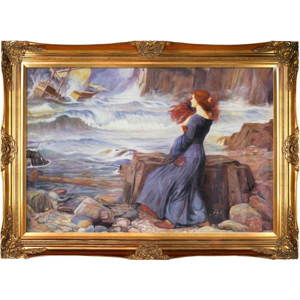 La Pastiche John William Waterhouse 'Miranda - The Tempest' Hand ...