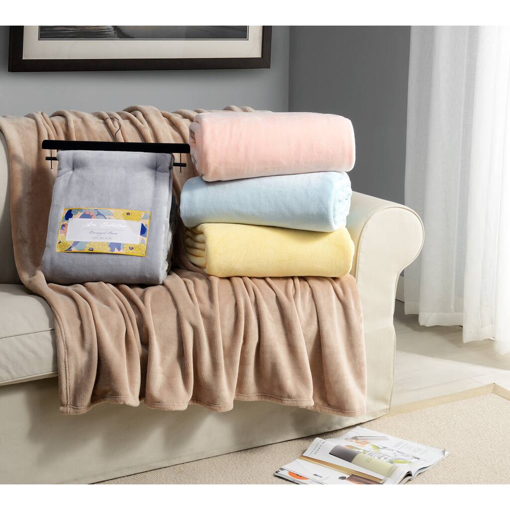 Ava Super Soft Micro-plush Throw - Overstock - 10386867