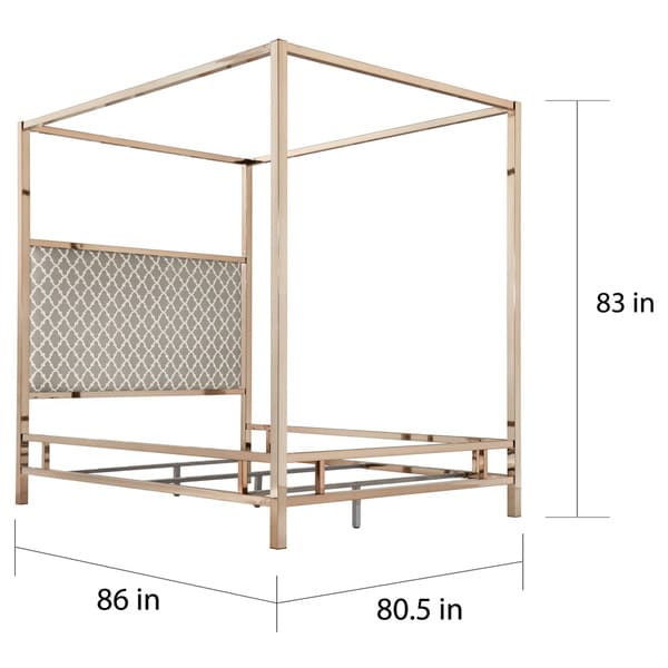 Solivita king size canopy bed store