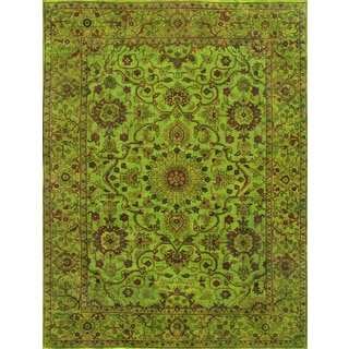 Overdyed Lime Green Rug - Bed Bath & Beyond - 10396950
