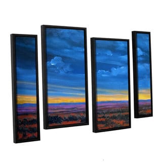 ArtWall Gene Foust 'Shadow Moses' 4 Piece Floater Framed Canvas ...