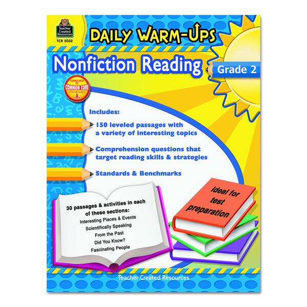 Teacher Created Resources Grade 2 Nonfiction Reading Daily Warm-ups 176 ...