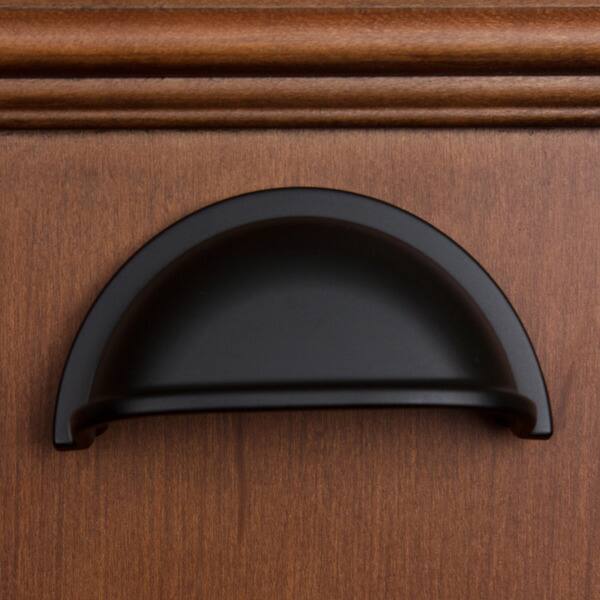 GlideRite 3-inch CC Matte Black Classic Bin Pull - Bed Bath & Beyond - 10401077