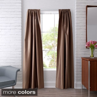 Heritage Landing Faux Silk Blackout 84-inch Curtain Panel Pair - 54 x ...