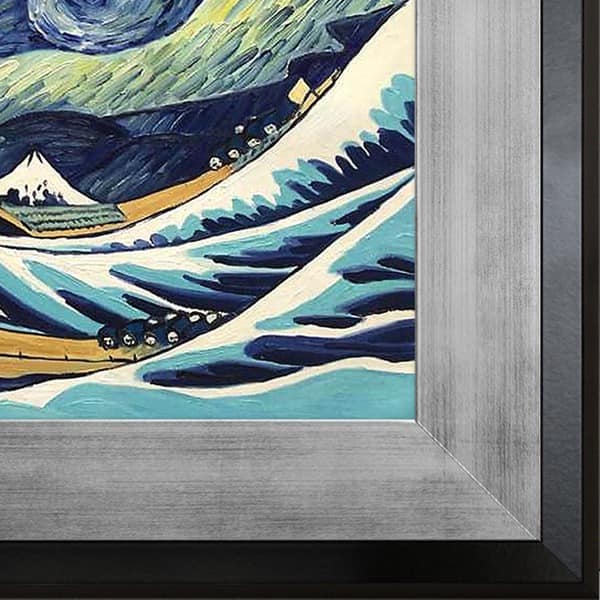 Vincent Van Gogh 'Starry Night Wave Collage' (Artist Interpretation ...