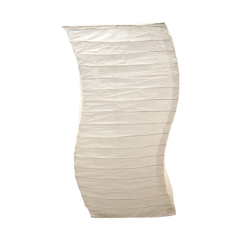 Twisted Rectangle White Paper Lanterns (Set of 3) - Overstock - 10405768