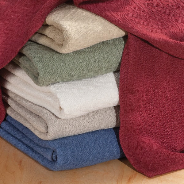 NASA Inspired Outlast/Merino King Size Wool Blanket in White(As Is Item ...