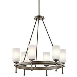 Kichler Lighting Ladero Collection 6-light Shadow Bronze Chandelier ...