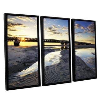 ArtWall Steve Ainsworth 'Hatteras Pools And Bridge' 3 Piece Floater ...