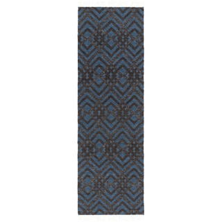Hand-Woven Stanley Crosshatched Reversible Area Rug - 2'6" x 8' Runner ...