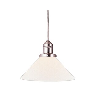 Hudson Valley Vintage M9 Shade 1-light Satin Large Pendant - Bed Bath ...