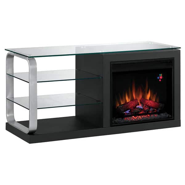 Luxe 23-inch Media Mantel Fireplace Entertainment Console - Bed Bath ...