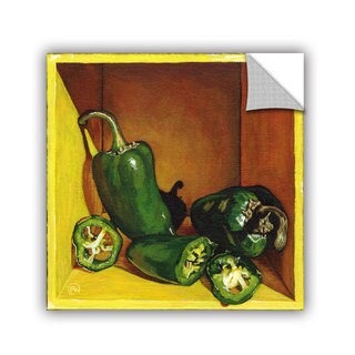 ArtAppealz Paige Wallis 'Jalapeno' Removable Wall Art - Bed Bath ...