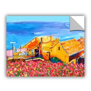 ArtAppealz Vel Verrept 'Marine Oceane' Removable Wall Art - Bed Bath ...