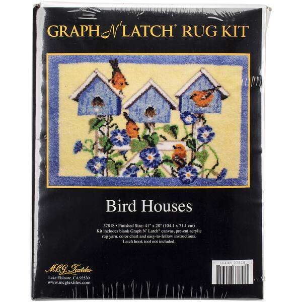 Latch Hook Kit 41"X28"-Bird Houses - Bed Bath & Beyond - 10470328