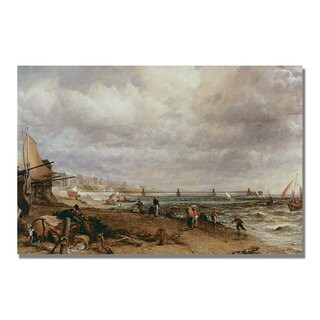 John Constable 'Marine Parade and Old Chain Pier' Canvas Art - Bed Bath ...