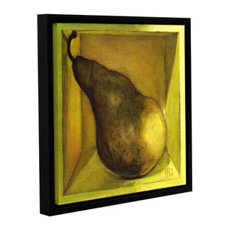 ArtWall Paige Wallis 'Square Pear' Gallery-wrapped Floater-framed ...