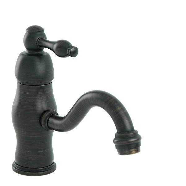 S-Series Oil Rubbed Bronze Victorian Single Post Bathroom Faucet - Bed ...